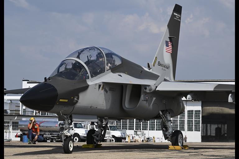Step inside the Beechcraft M-346N jet vying to train the next ...